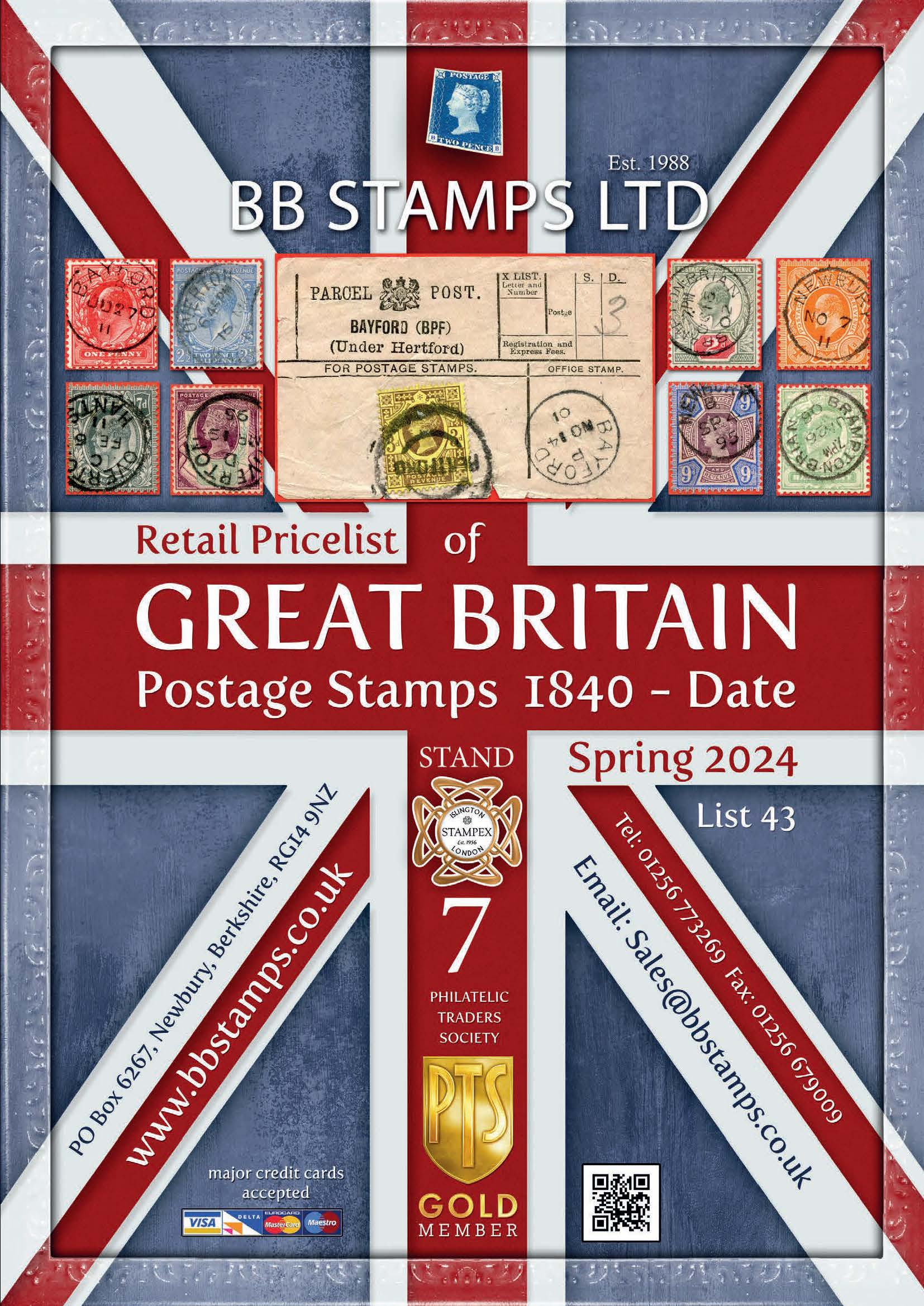 Great British Stamps 1840 to DATE. Mint & Used GB Stamps – BB Stamps Ltd